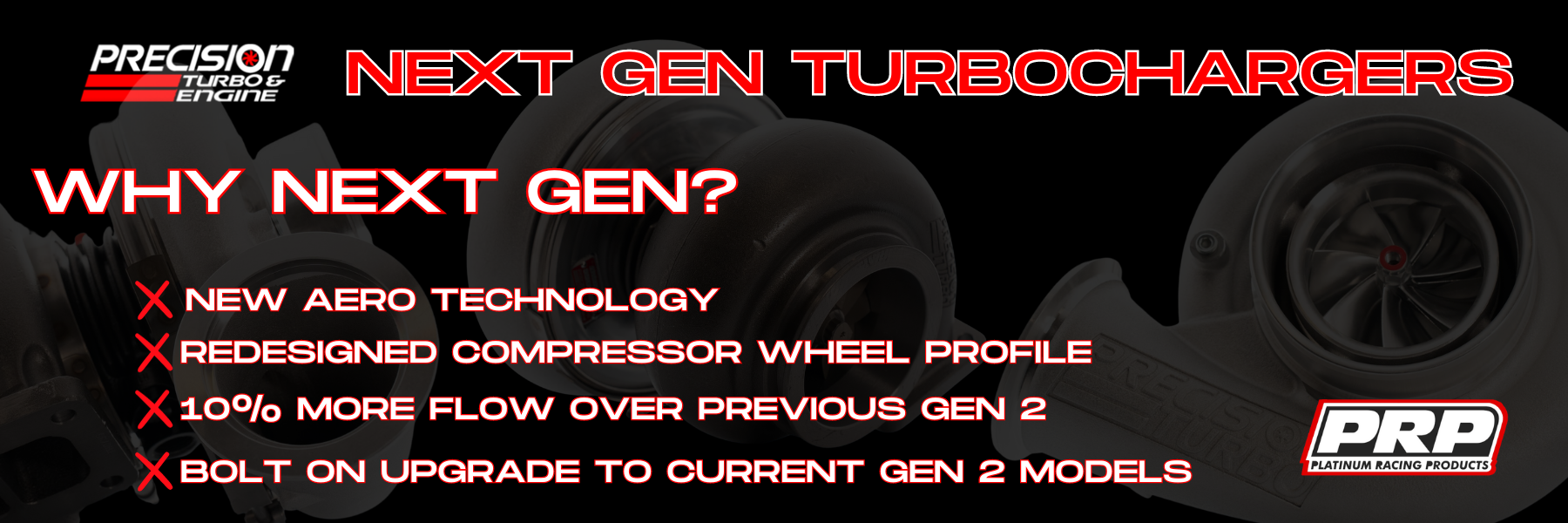 Next Gen Precision Turbochargers — Platinum Racing Products