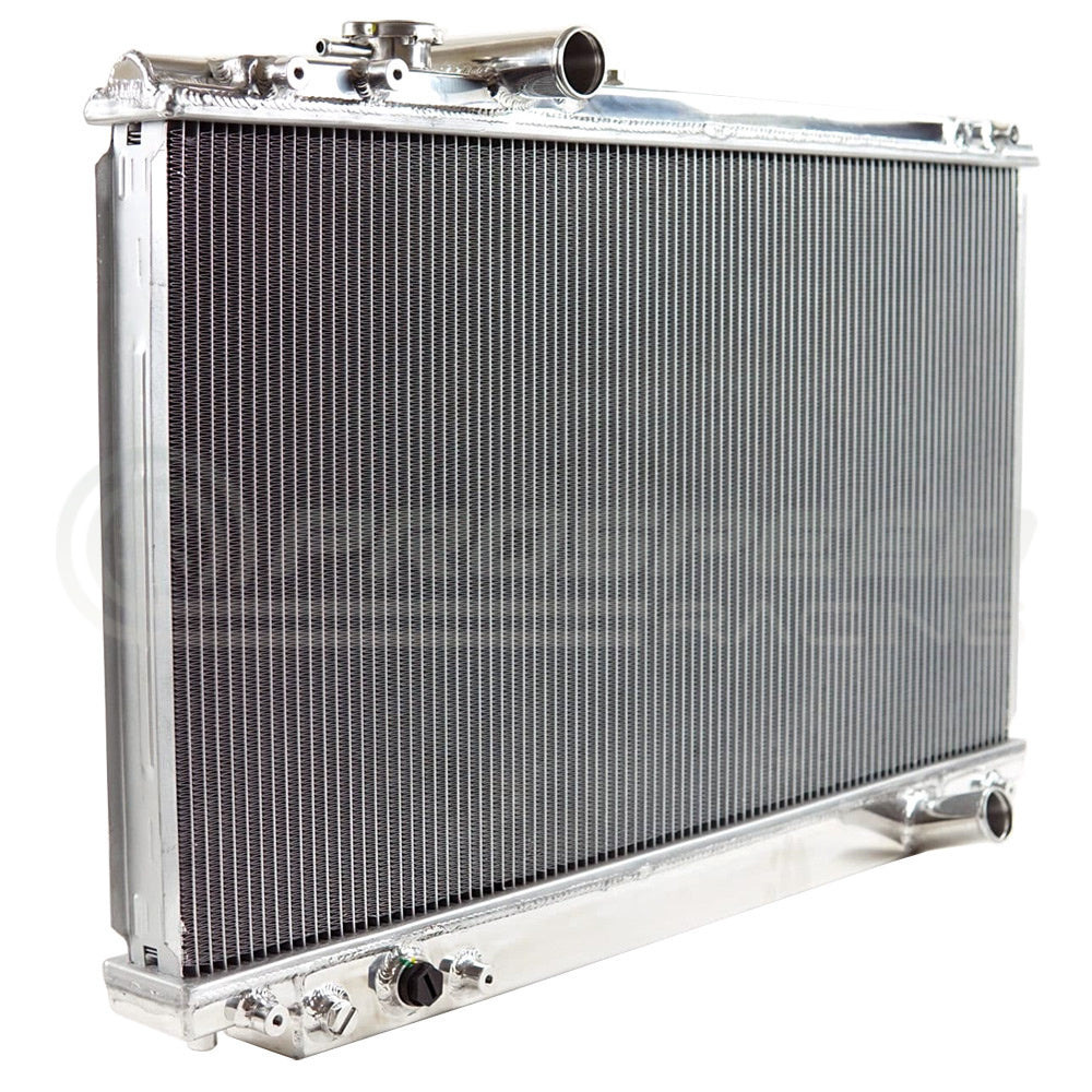 CSF Racing 2-Row 42mm Race Spec Aluminium Radiator Mirror Finish ...