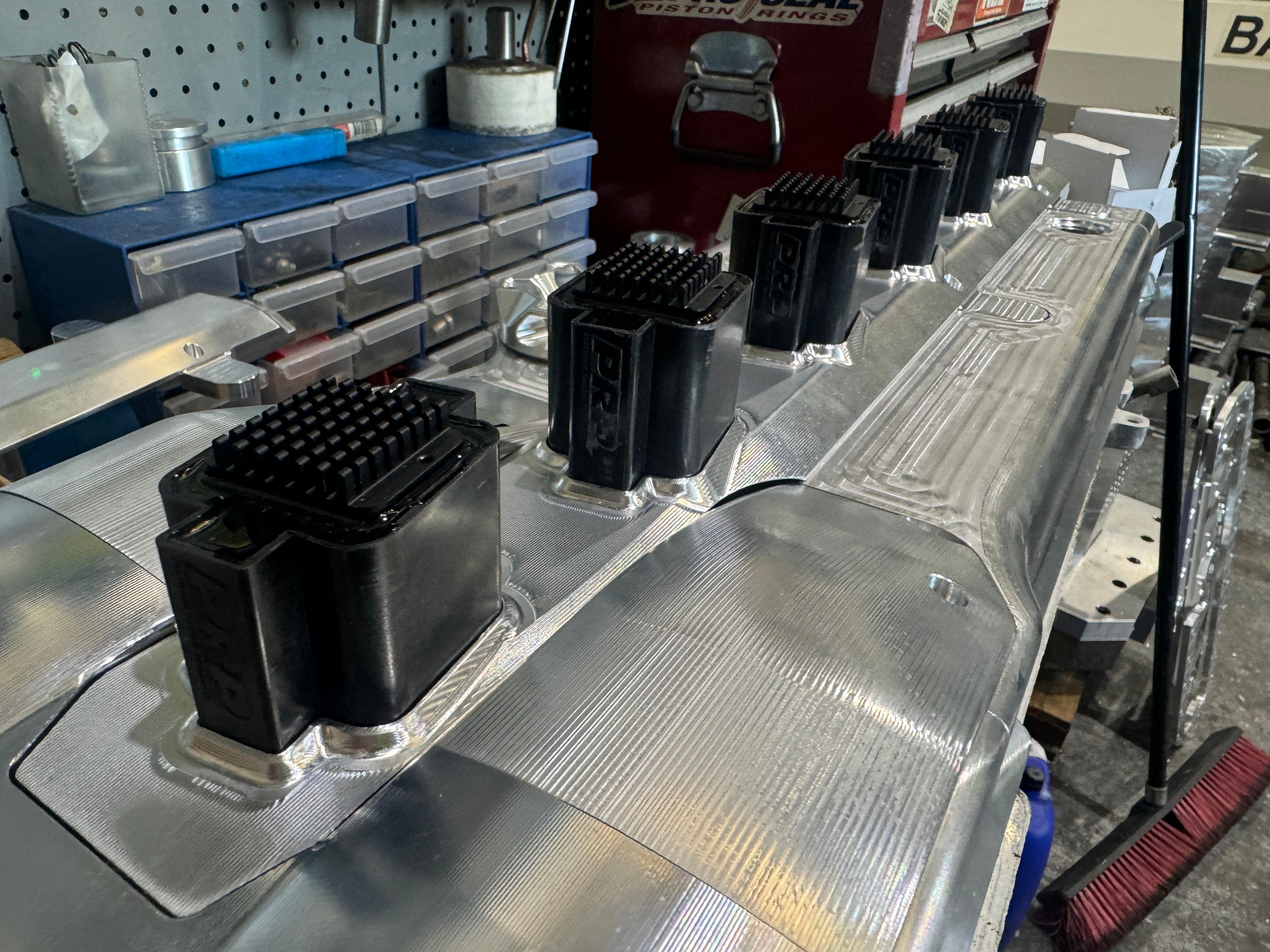 Shop Ford Barra Billet Rocker Cover and Integrated Ignition Coil kit ...