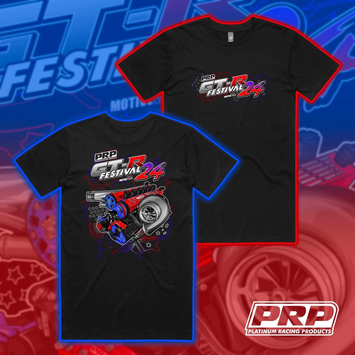 PRP Limited Edition 2024 USA GT-R Festival Shirt — Platinum Racing Products