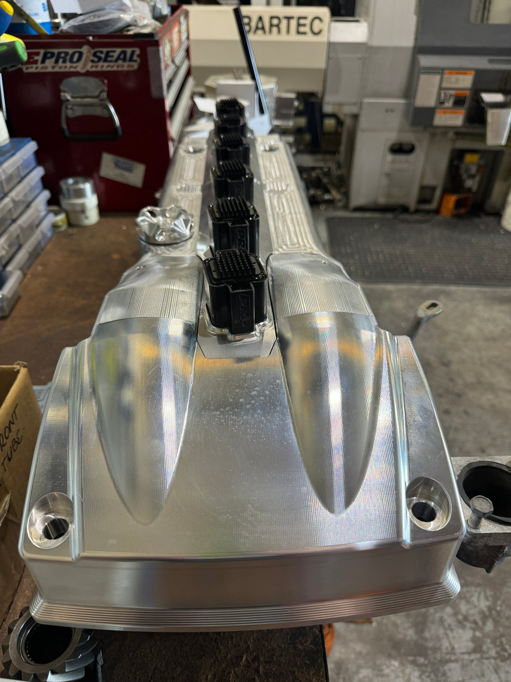 Shop Ford Barra Billet Rocker Cover and Integrated Ignition Coil kit ...