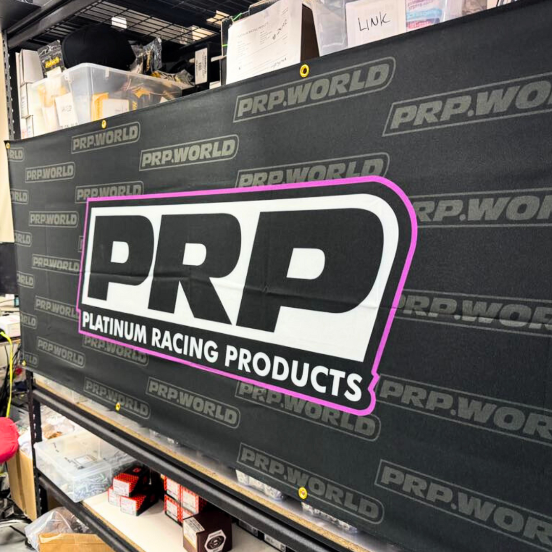 PRP Workshop Banner — Platinum Racing Products