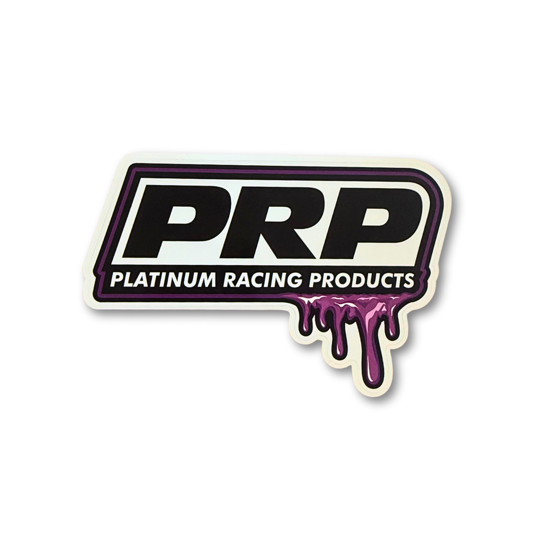 PRP Drip Logo Sticker — Platinum Racing Products