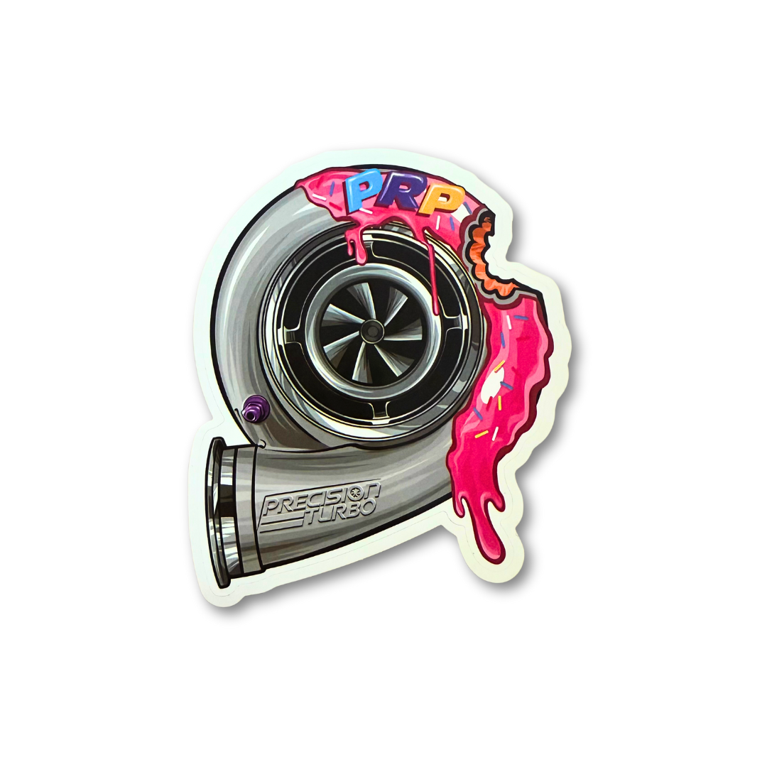 PRP Turbo Donut Sticker — Platinum Racing Products