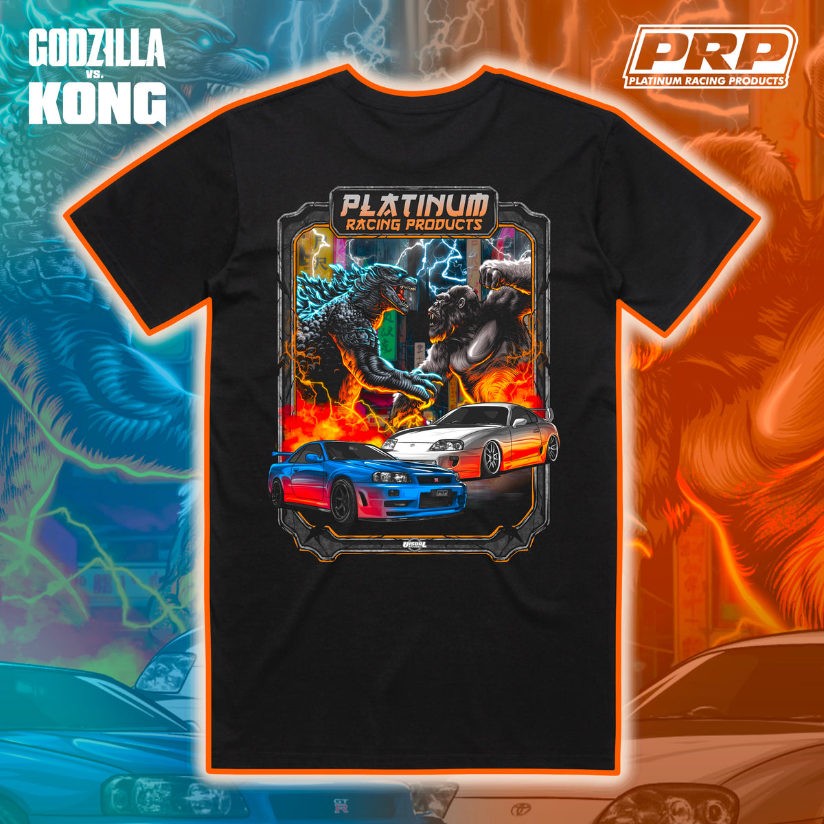 PRP Godzilla Vs Kong Shirt — Platinum Racing Products