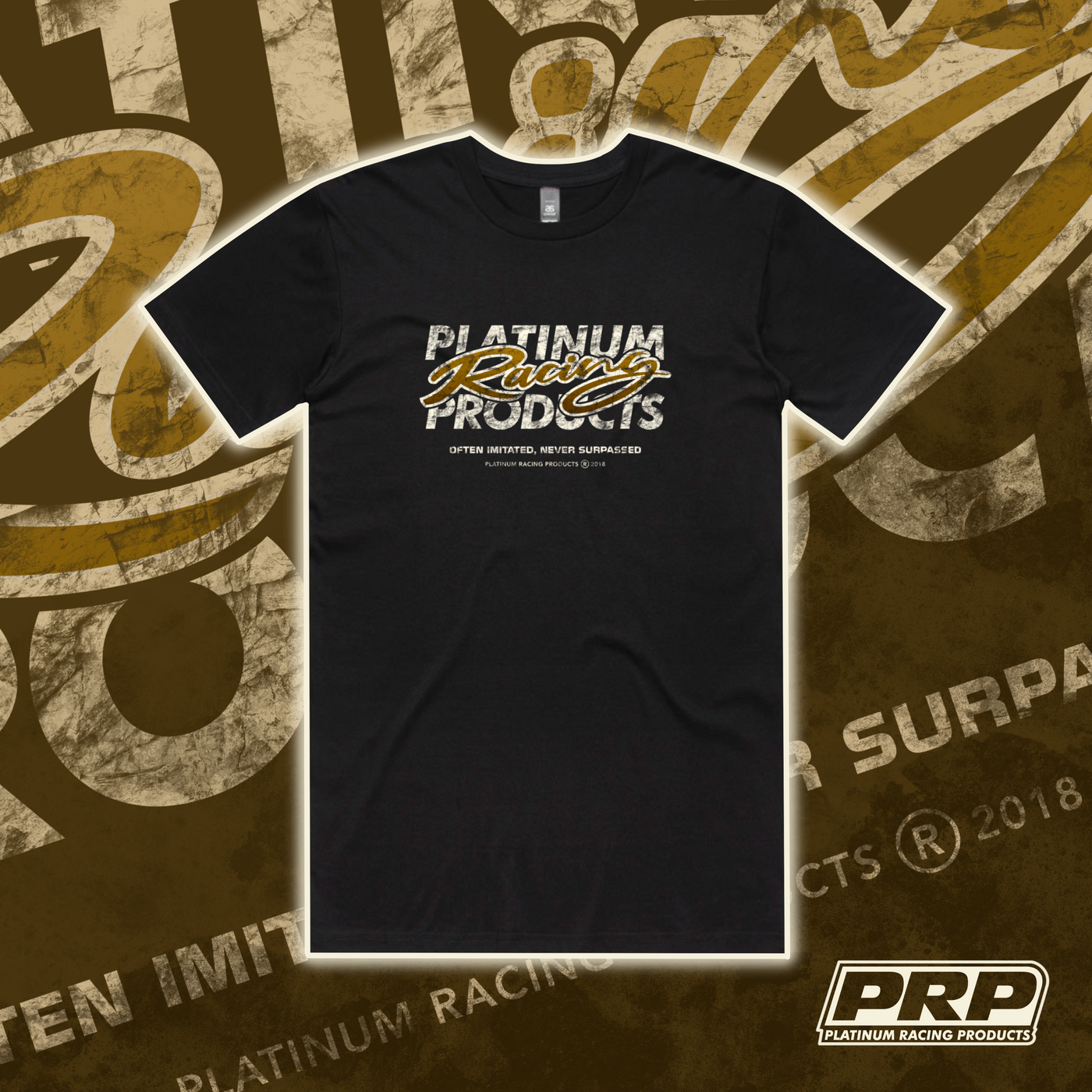 PRP Vintage Bronze Shirt — Platinum Racing Products
