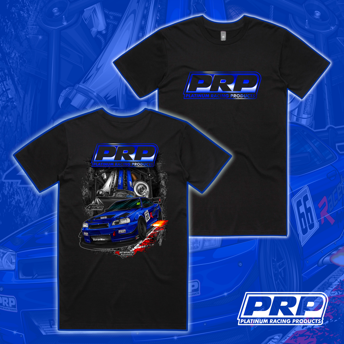 PRP Racetech Performance GT-R Shirt — Platinum Racing Products