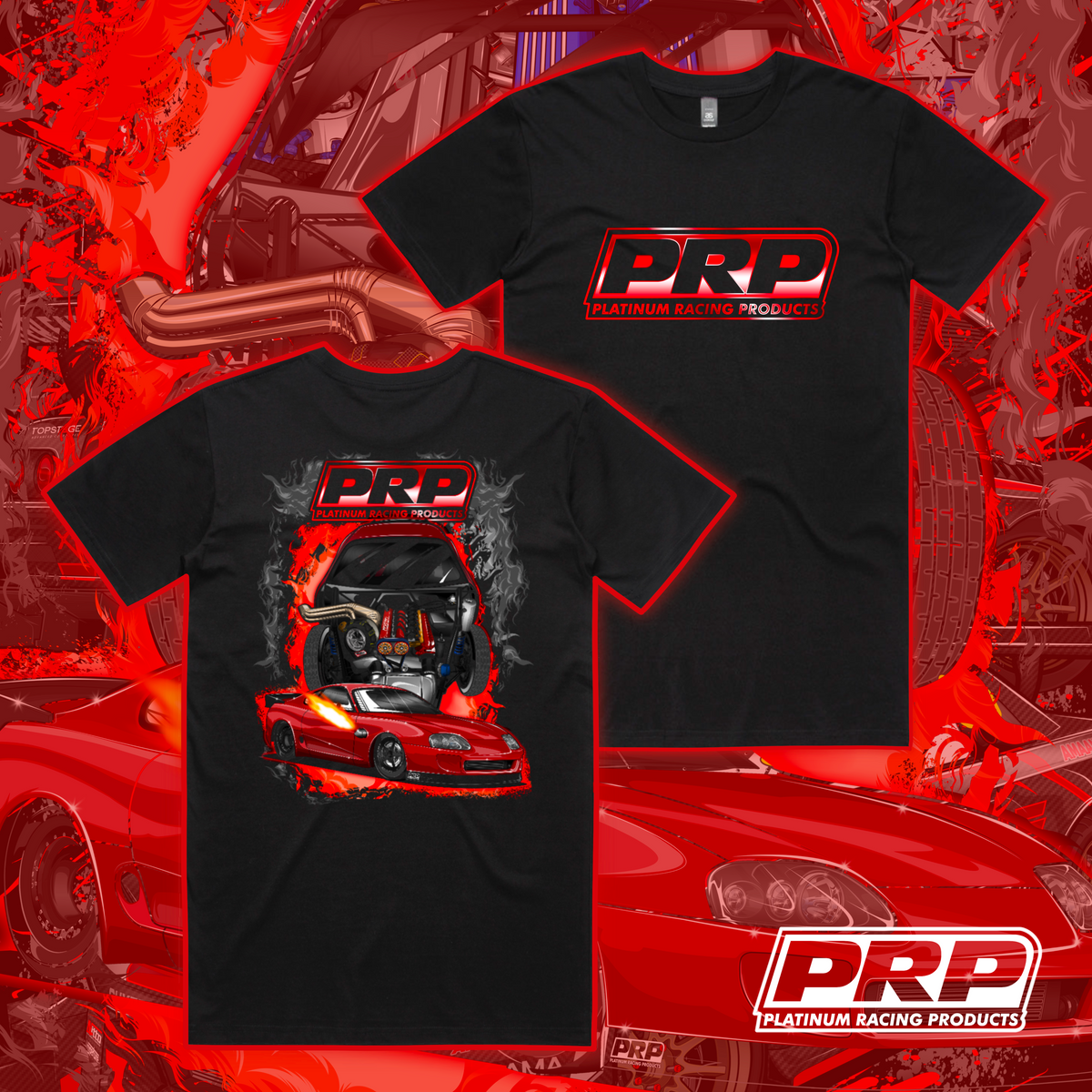 PRP Ryan Sammut Racing JZA80 Supra Shirt — Platinum Racing Products