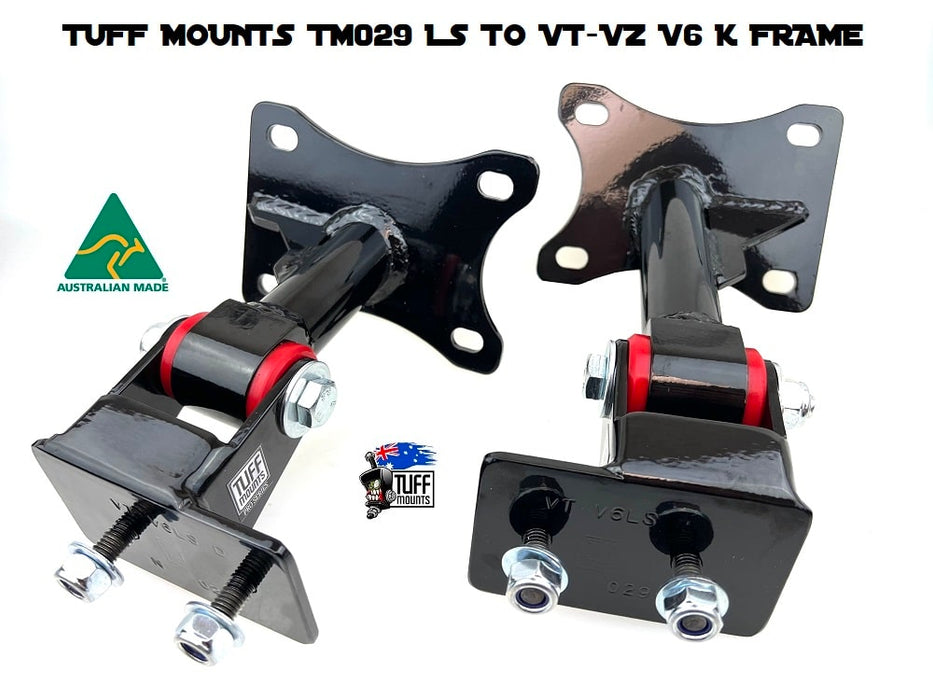 Tuff Mounts Engine Mounts for LS Conversion into VT-VX-VY Commodore V6 ...