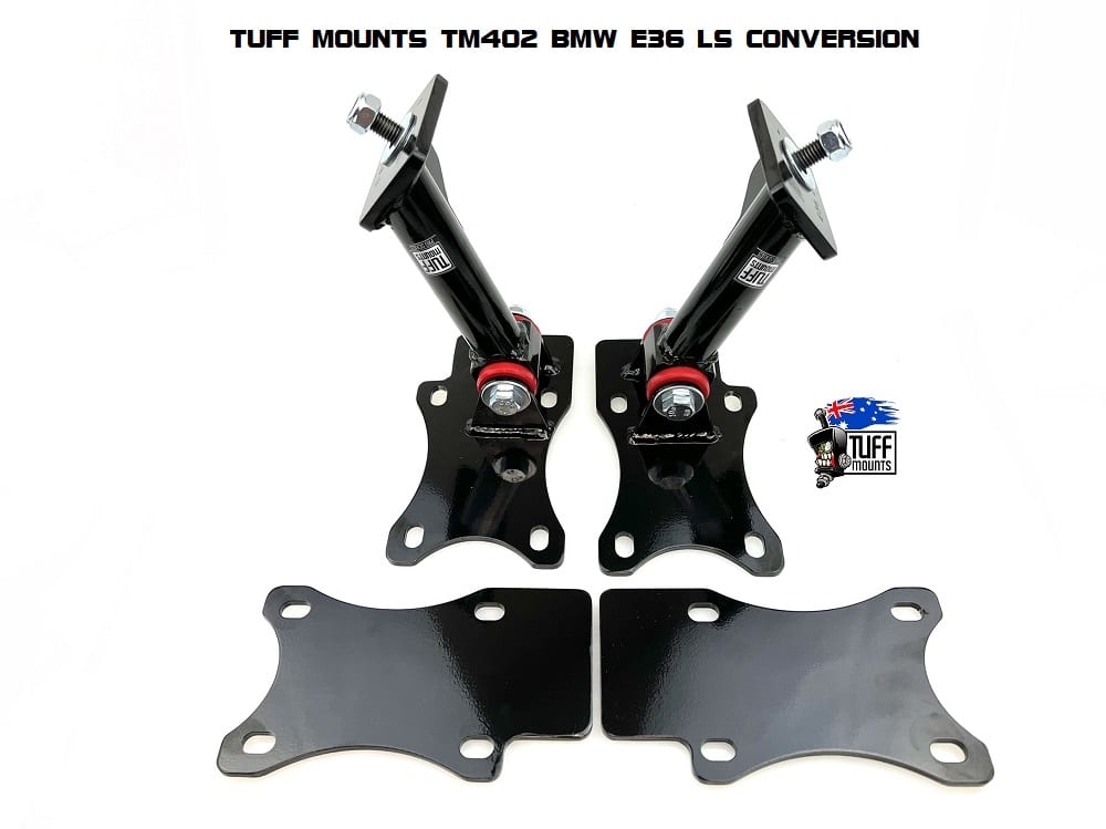 Tuff Mounts Engine Mounts suit BMW E36 for LS Conversion — Platinum ...