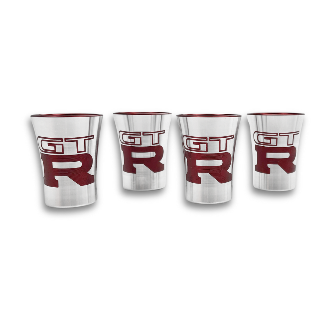 Nissan GT-R Billet Shotglasses — Platinum Racing Products
