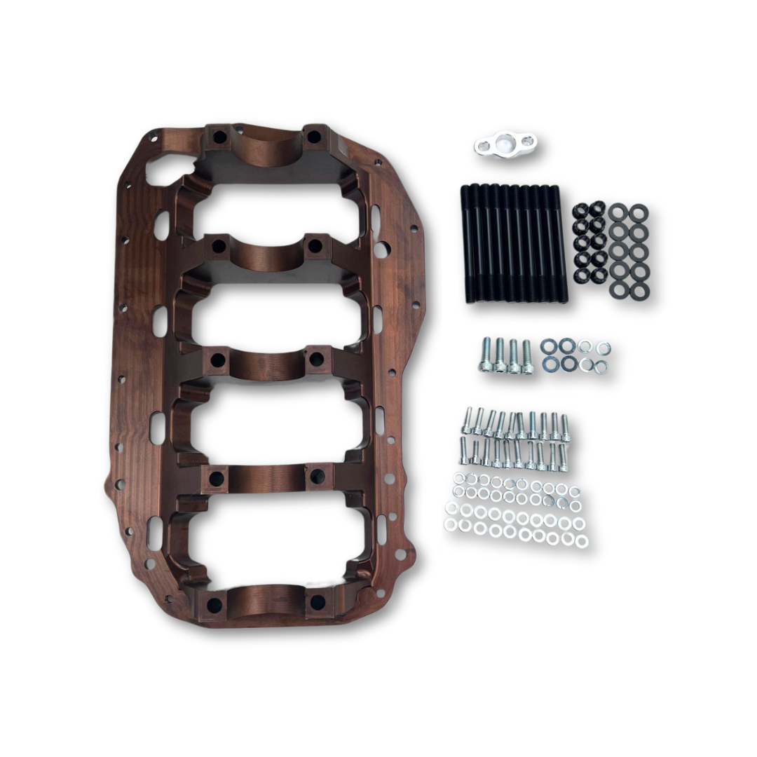 PRP Integrated Main Cap Engine Block Brace - Mitsubishi Evo 4-9 4G63 ...