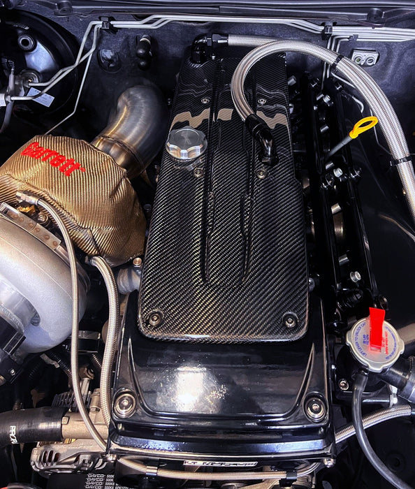 Ford Falcon FG XR6 - Real Carbon Fibre Coil Cover ( Barra F6 G6ET ) — Platinum Racing Products